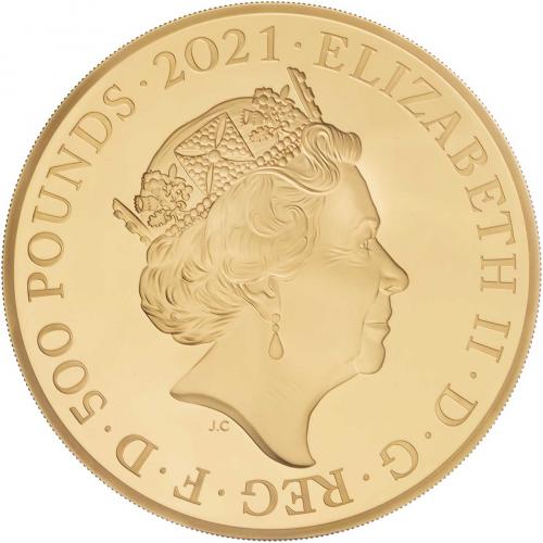 2021 Great Engravers Gothic Crown 10 oz Gold Coin | Chards