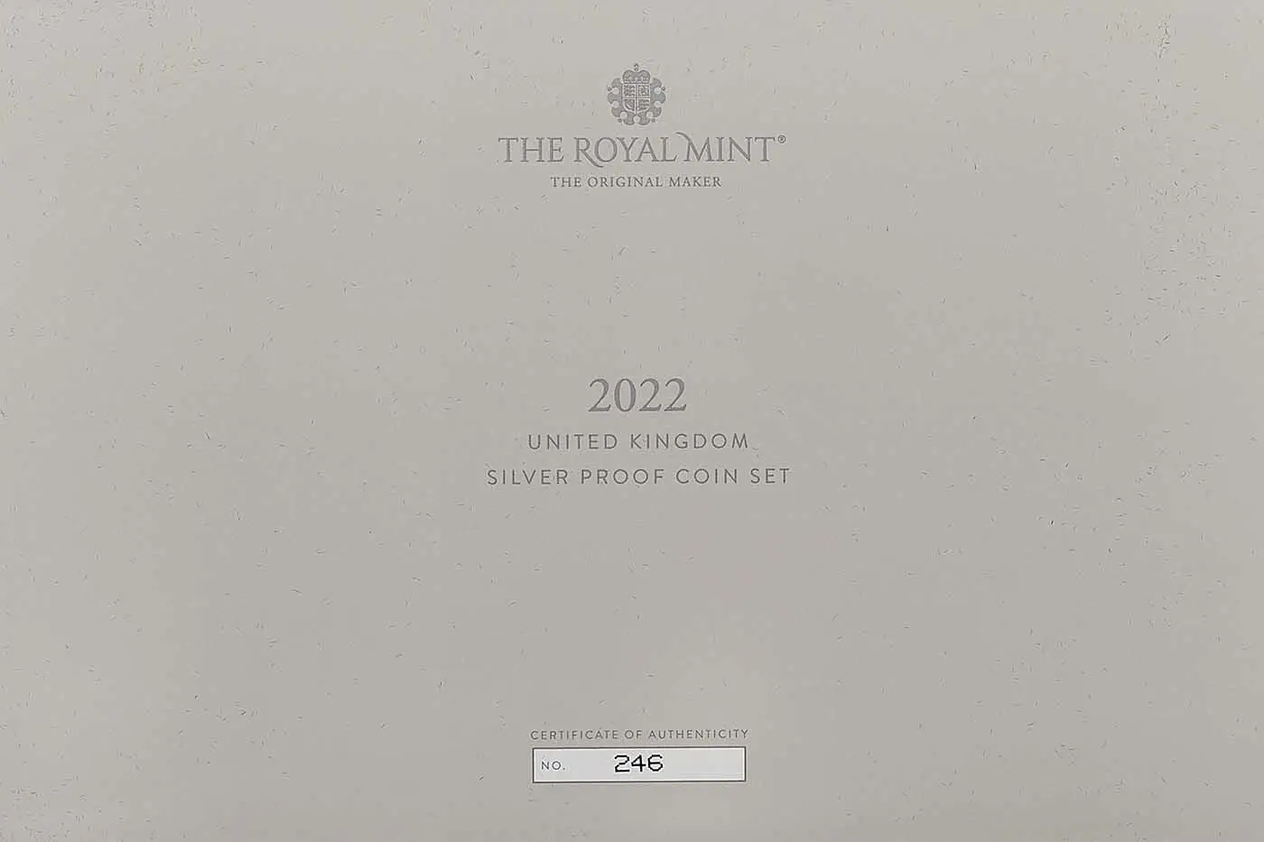 2022 UK Silver Proof Annual Coin Set - £675.00