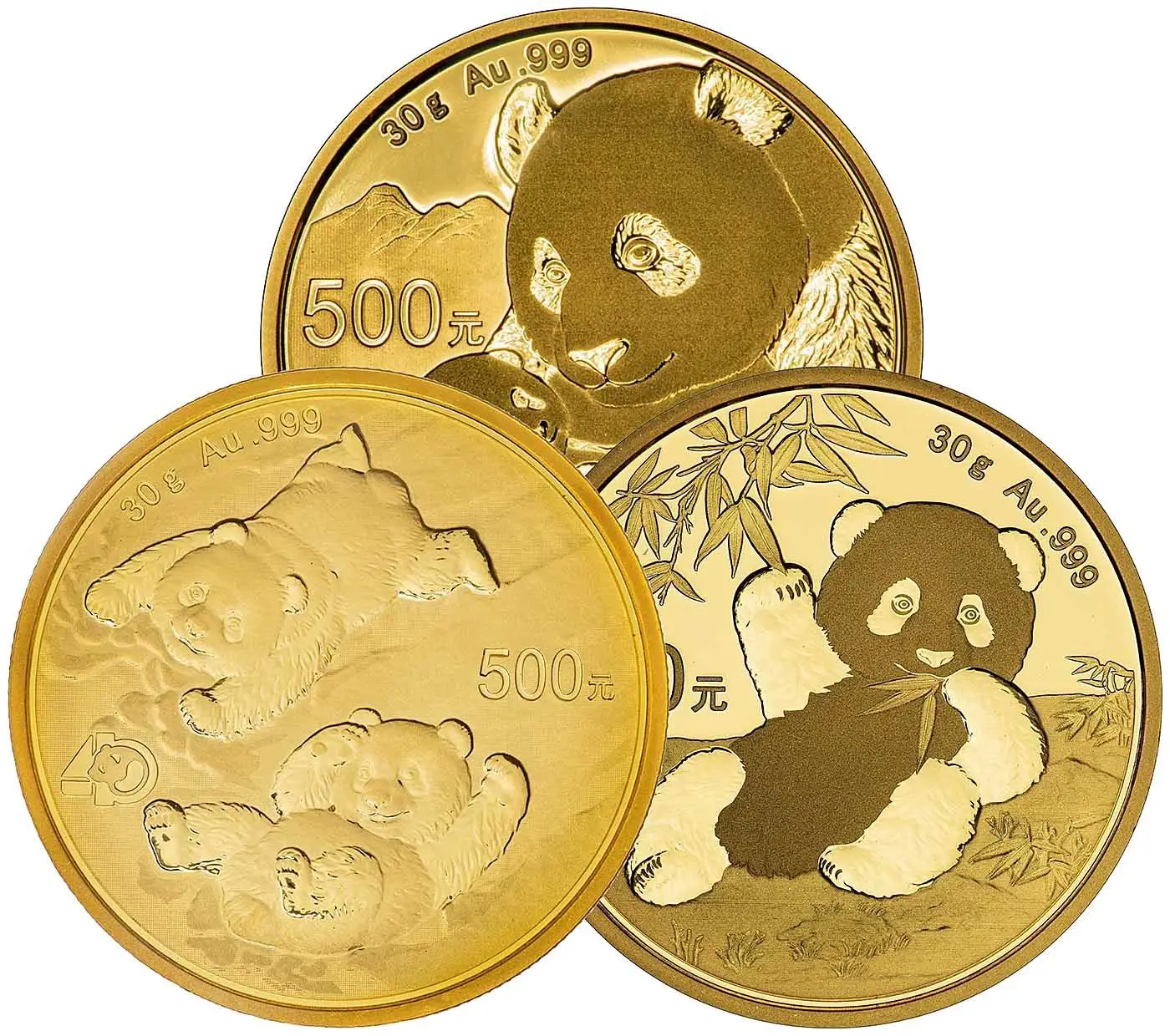 30g Gold Pandas - Minty Condition | Chards - £2,178.88