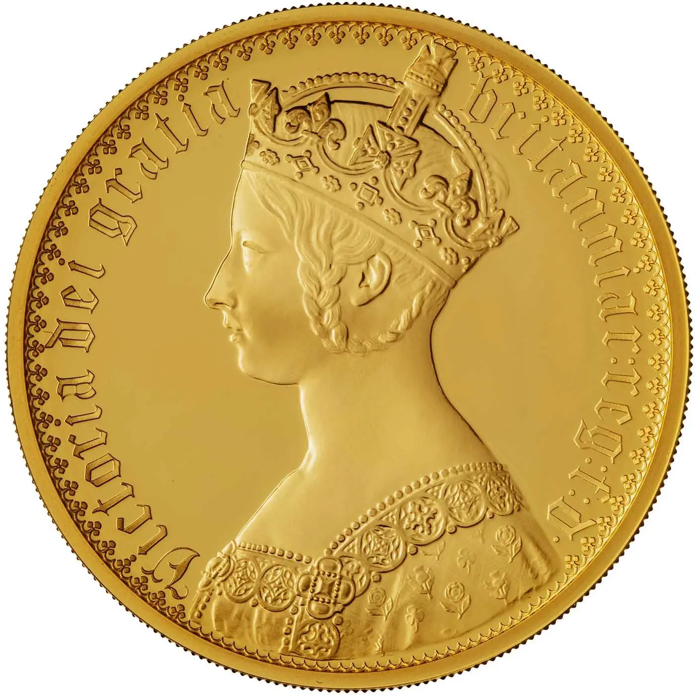 2021 Victoria Portrait Gothic Crown 5oz Gold Coin | Chards