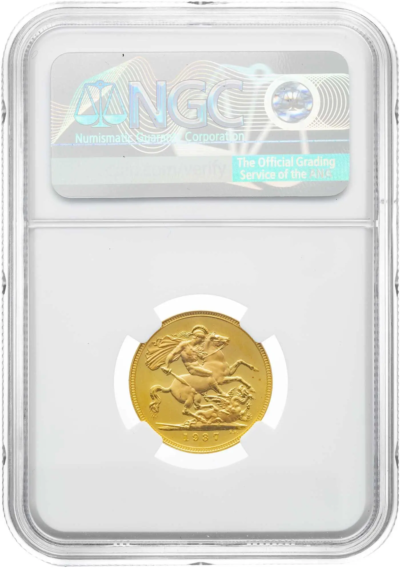 1937 Gold Proof Sovereign George VI NGC PF64 | Chards