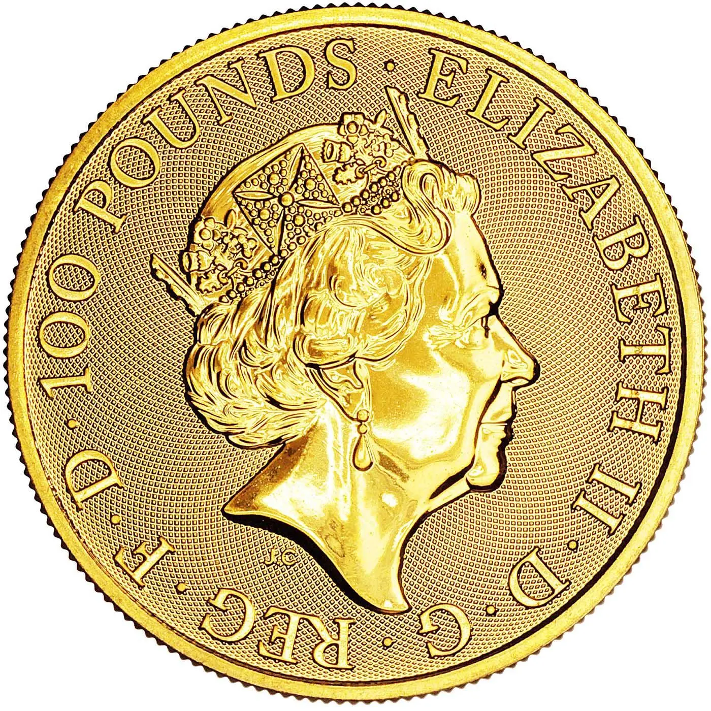 2022 Royal Arms Elizabeth II Gold Bullion £100 Coin | Chards