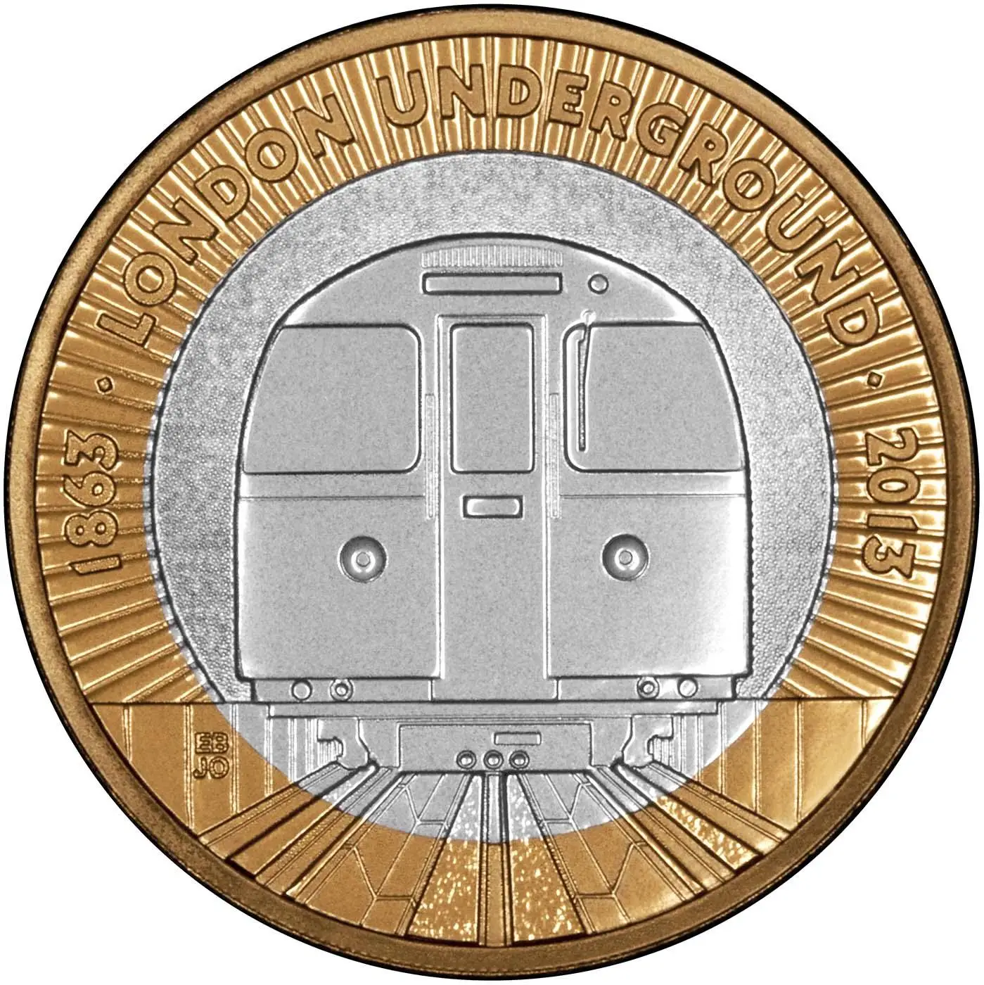 2013 London Underground Train £2 Silver Proof Coin | Chard