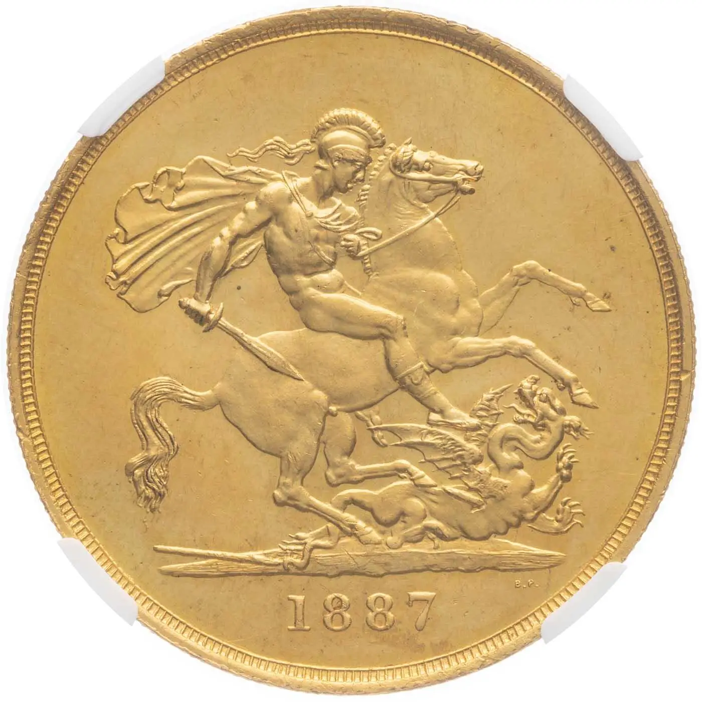 1887 Gold Quintuple Victoria Jubilee Sovereign NGC | Chards