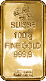 Gold 100 Gram Bars | Chards