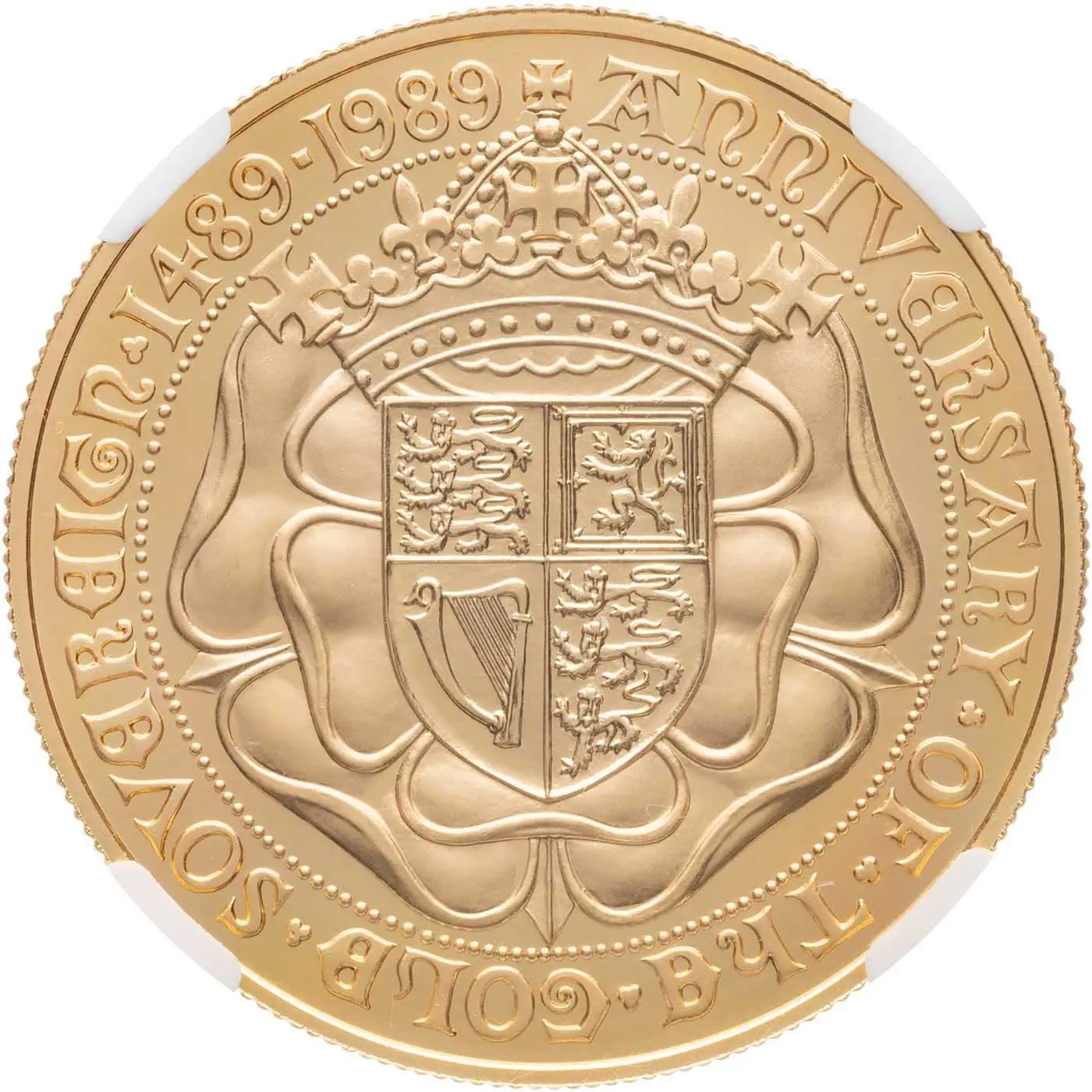 1989 Gold Quintuple Sovereign NGC PF-68 Coin | Chards