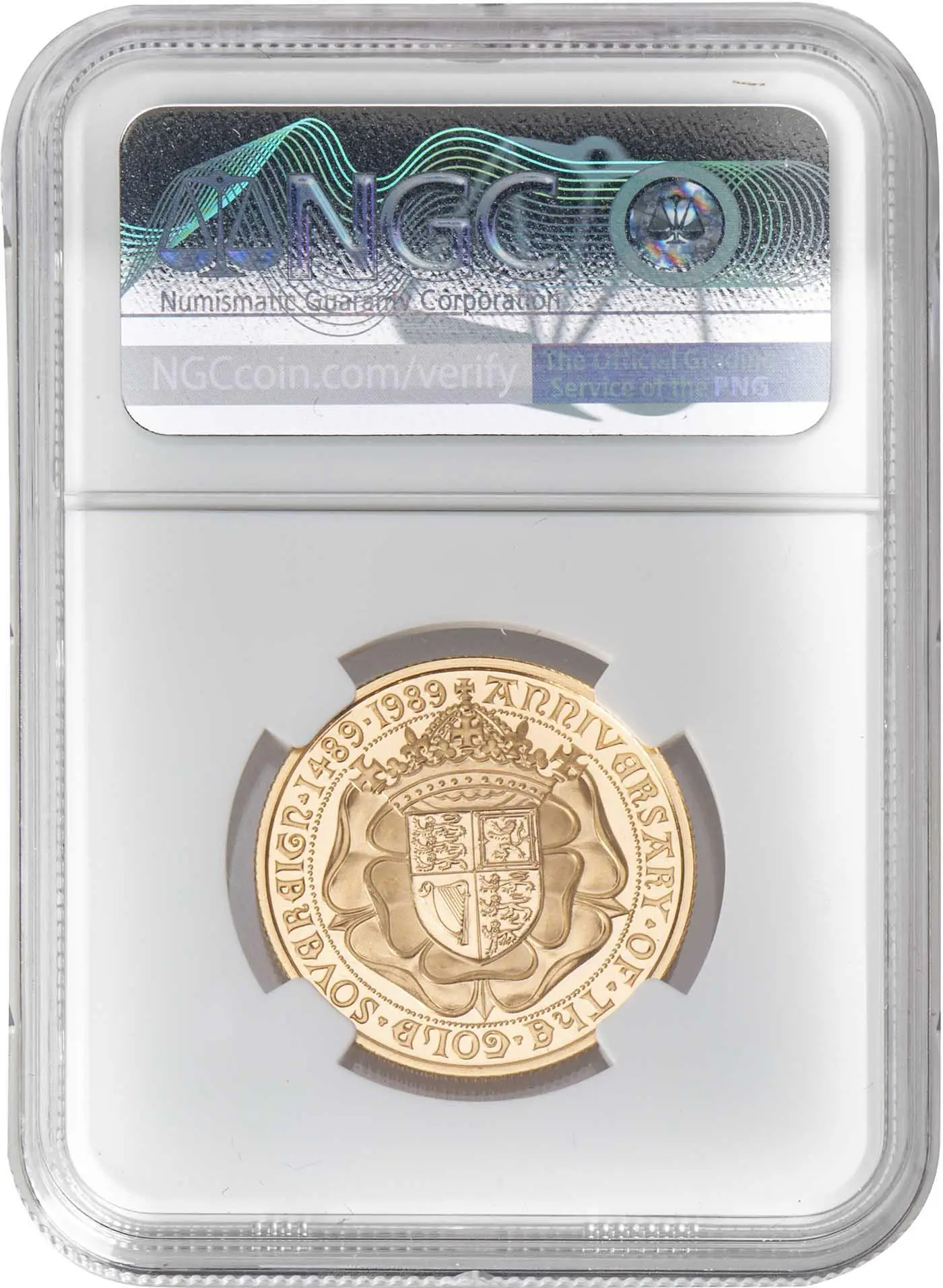 1989 Gold Double Sovereign Elizabeth II 500th Anniv | Chards