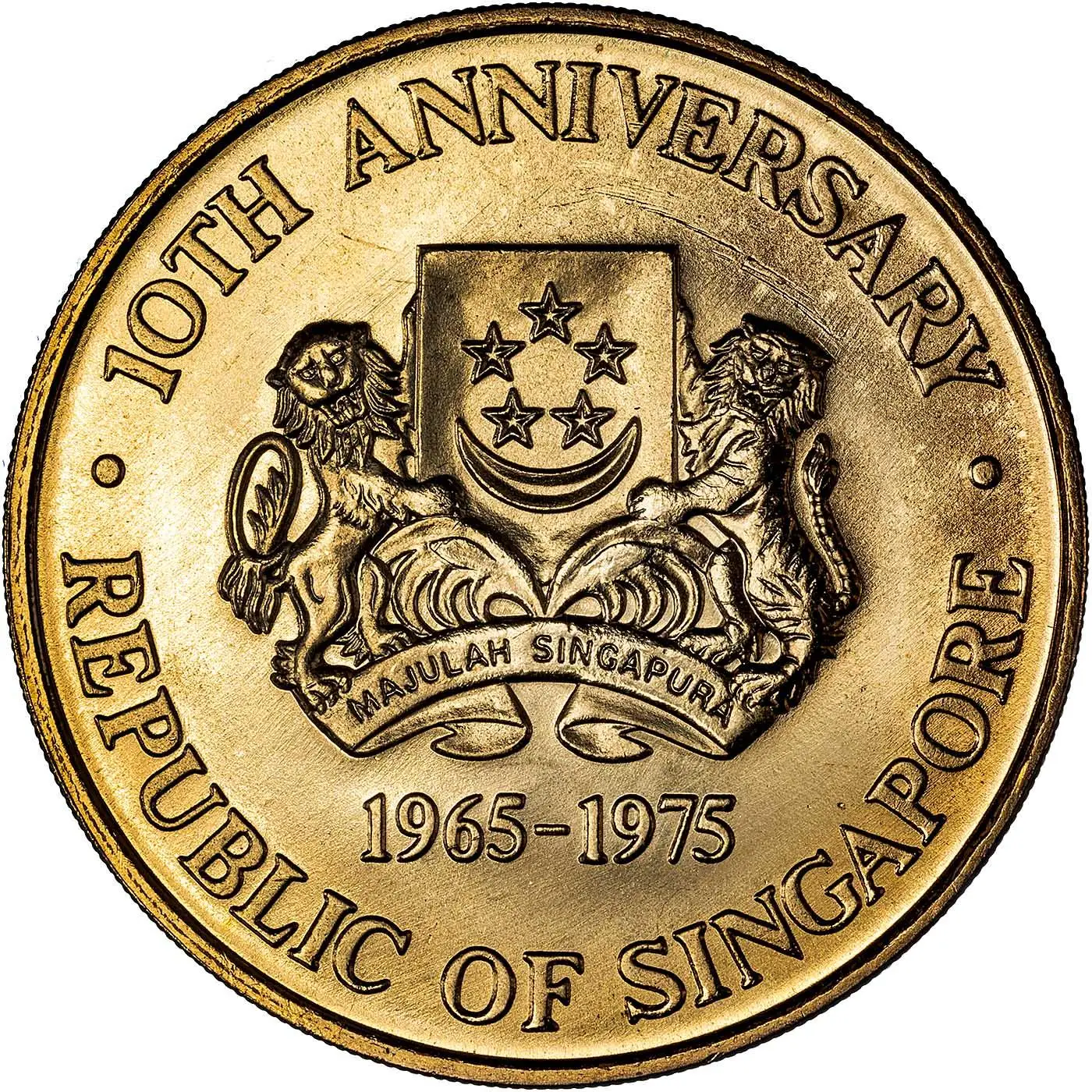1975 Gold Proof 10th Anniversary of Independence | Chards