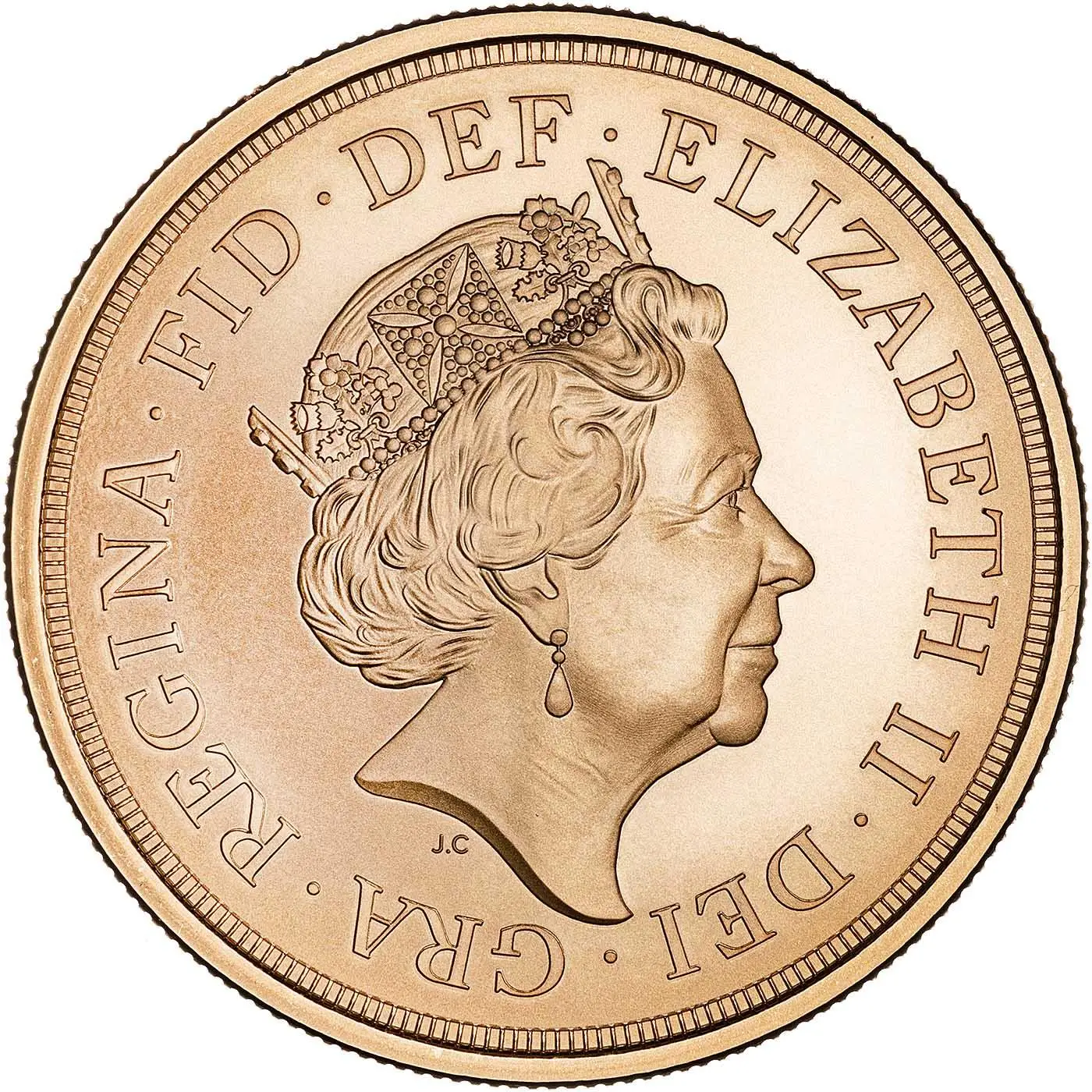 2022 Quintuple Sovereign Platinum Jubilee BU Coin | Chards