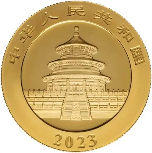 2023 15g Gold Chinese Panda Bullion 200 Yuan Coin | Chards