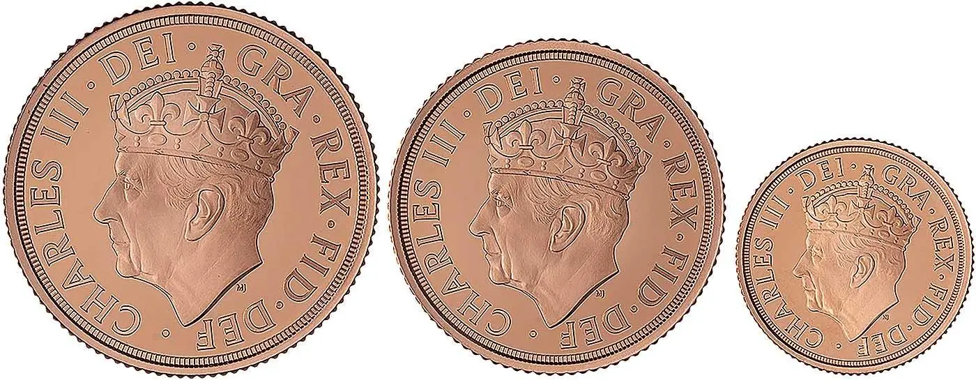 2023 Charles III Sovereign Gold Proof 3 Coin Set | Chards
