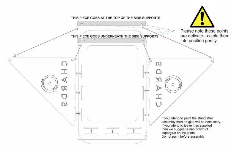 Axial Lighting Glass Support Photography Stand | Chards