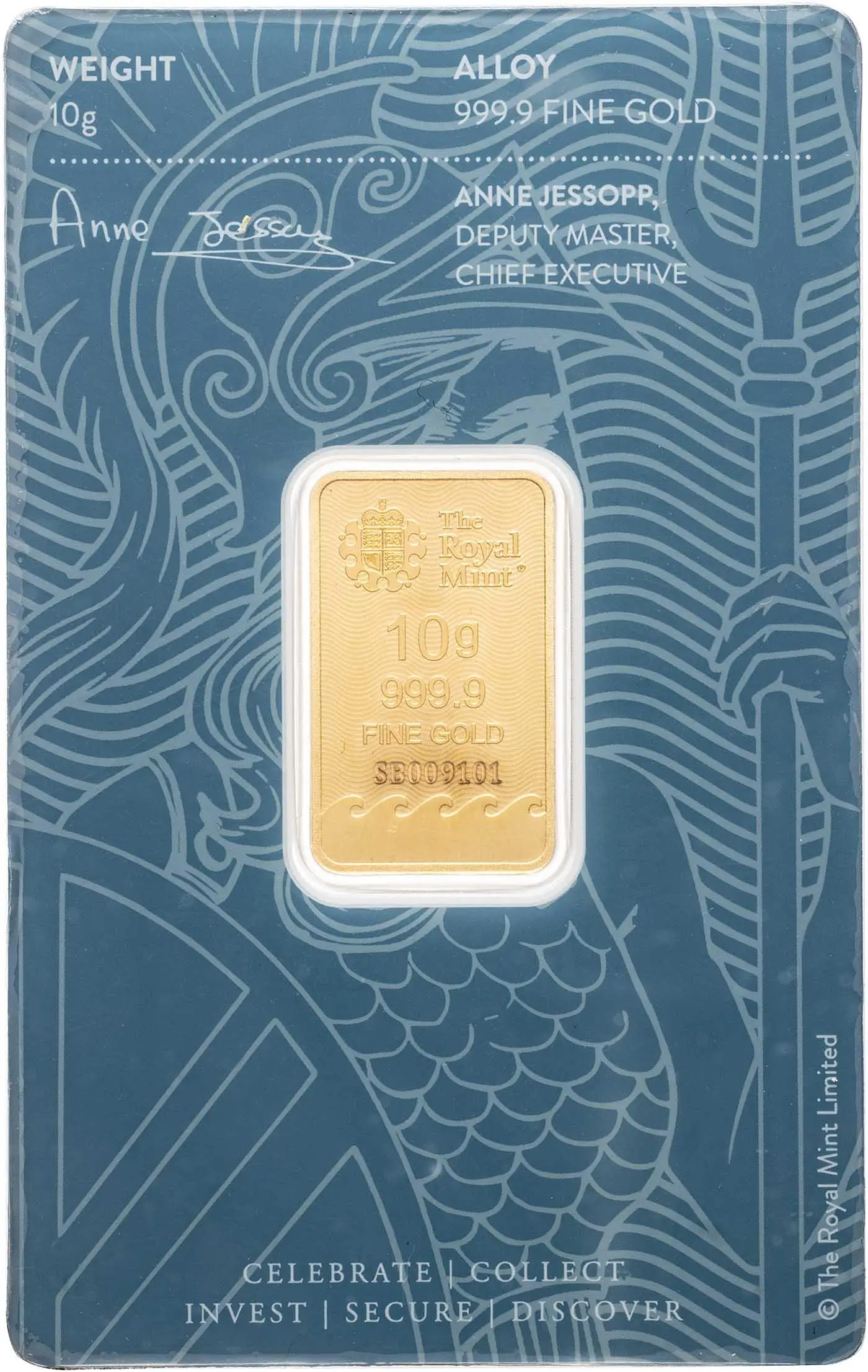 The Royal Mint 10g Gold Britannia Bar | Chards