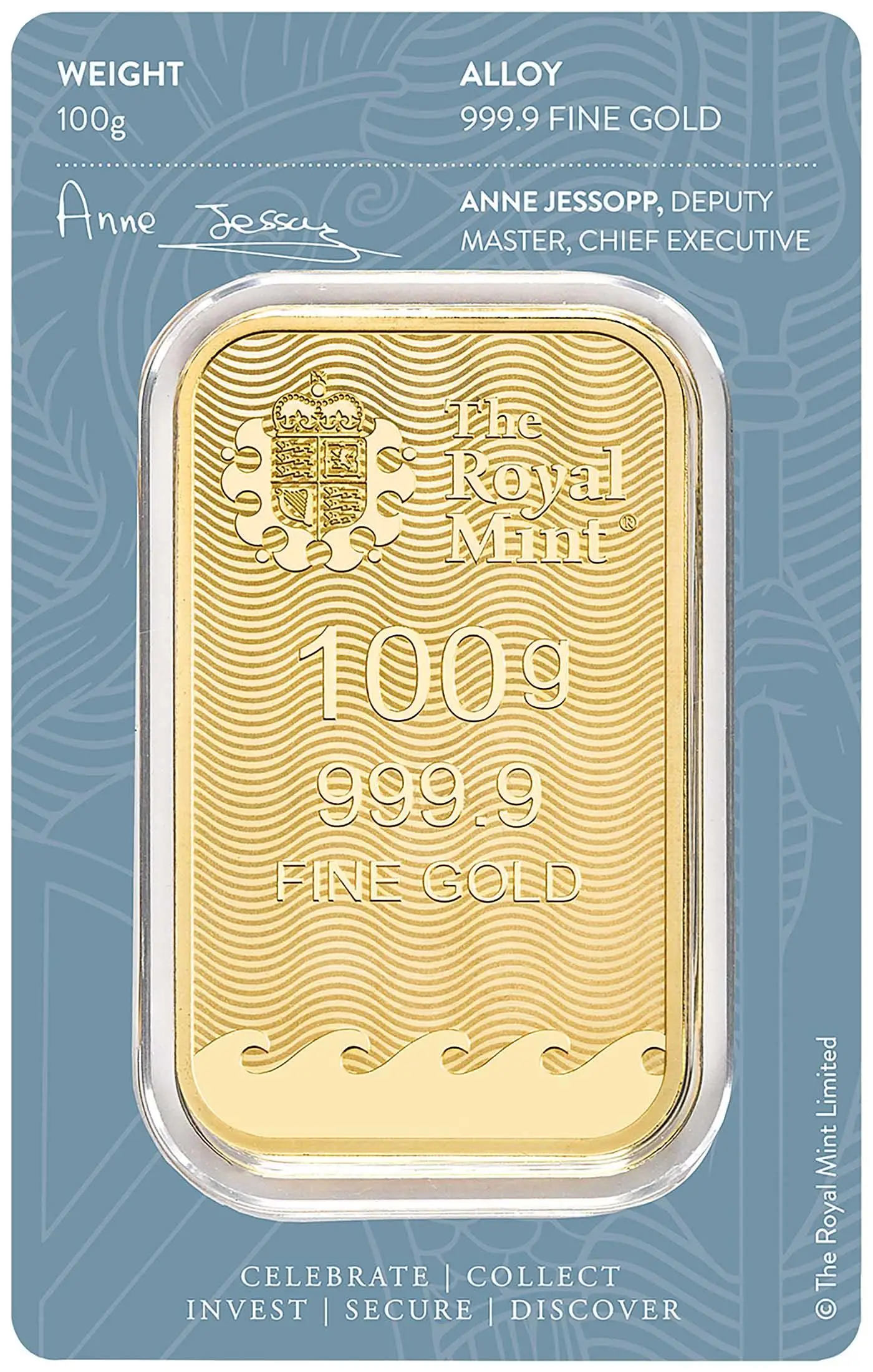 The Royal Mint 100g Gold Britannia Bar | Chards