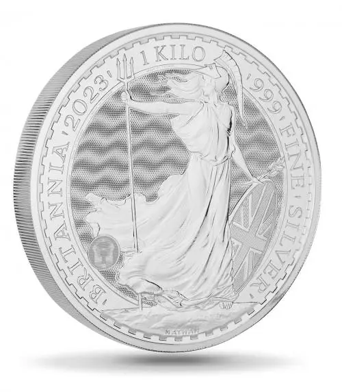 2023 Elizabeth II 1 Kilogram Silver Britannia Coin | Chards