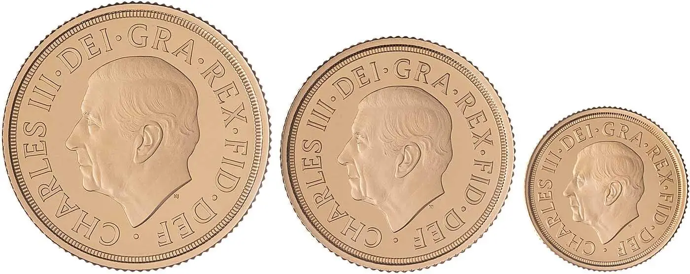 2022 Charles III Sovereign Gold Proof 3 Coin Set | Chards