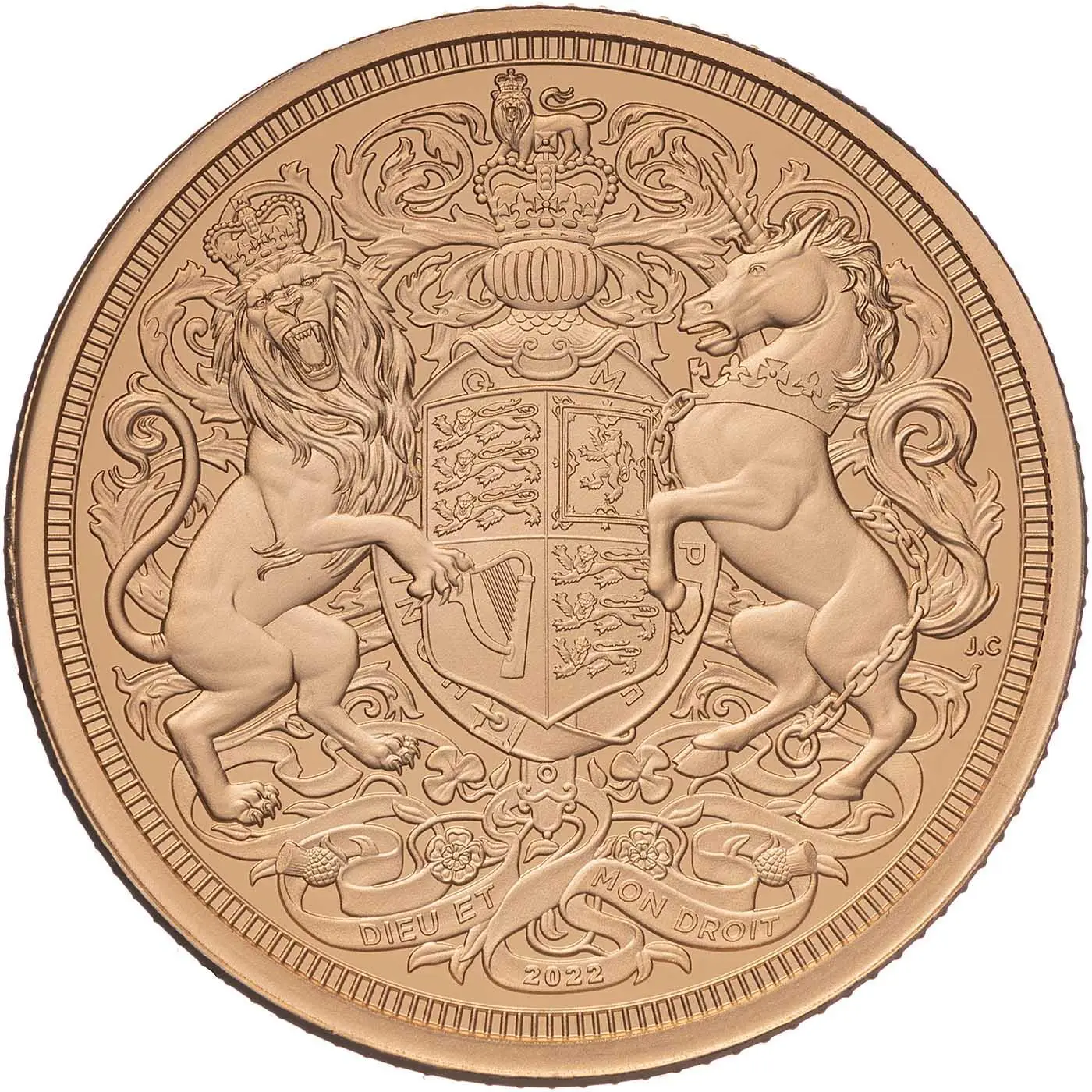 2022 Charles III Piedfort Sovereign Gold Proof Coin | Chards