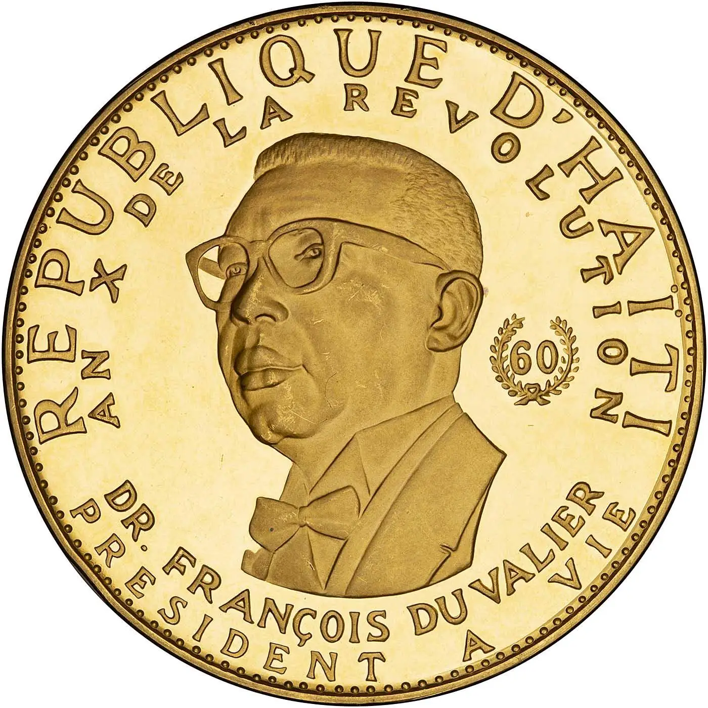 1967 Haiti Gold Proof 1000 Gourdes Coin | Chards