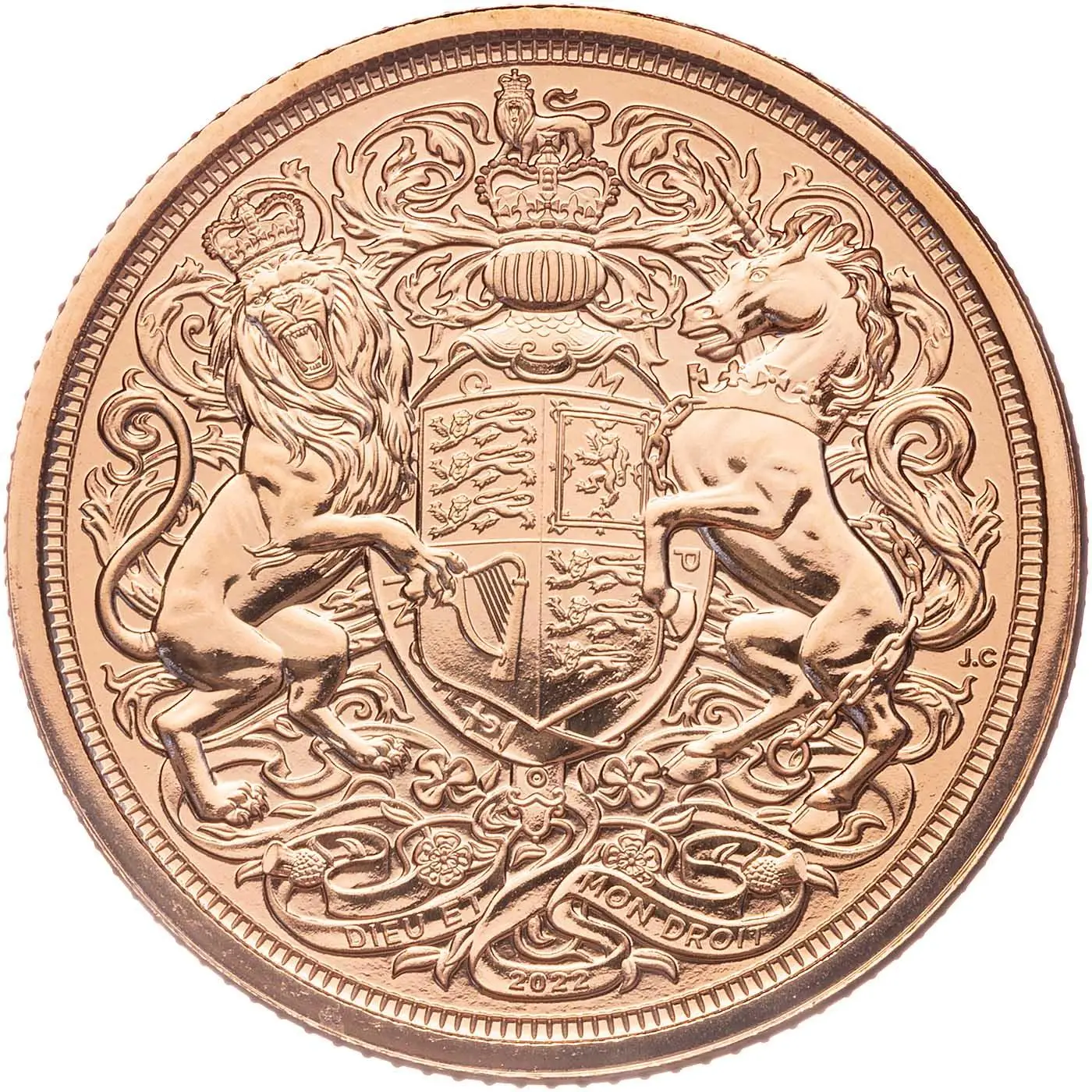 2022 QEII Memorial Gold Bullion Coins in Tube | Chards