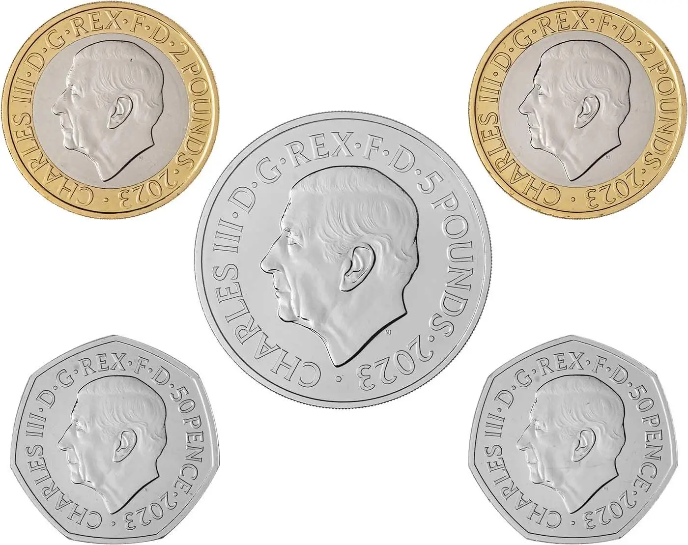 2023 UK Brilliant Uncirculated Annual 5 Coin Set | Chards