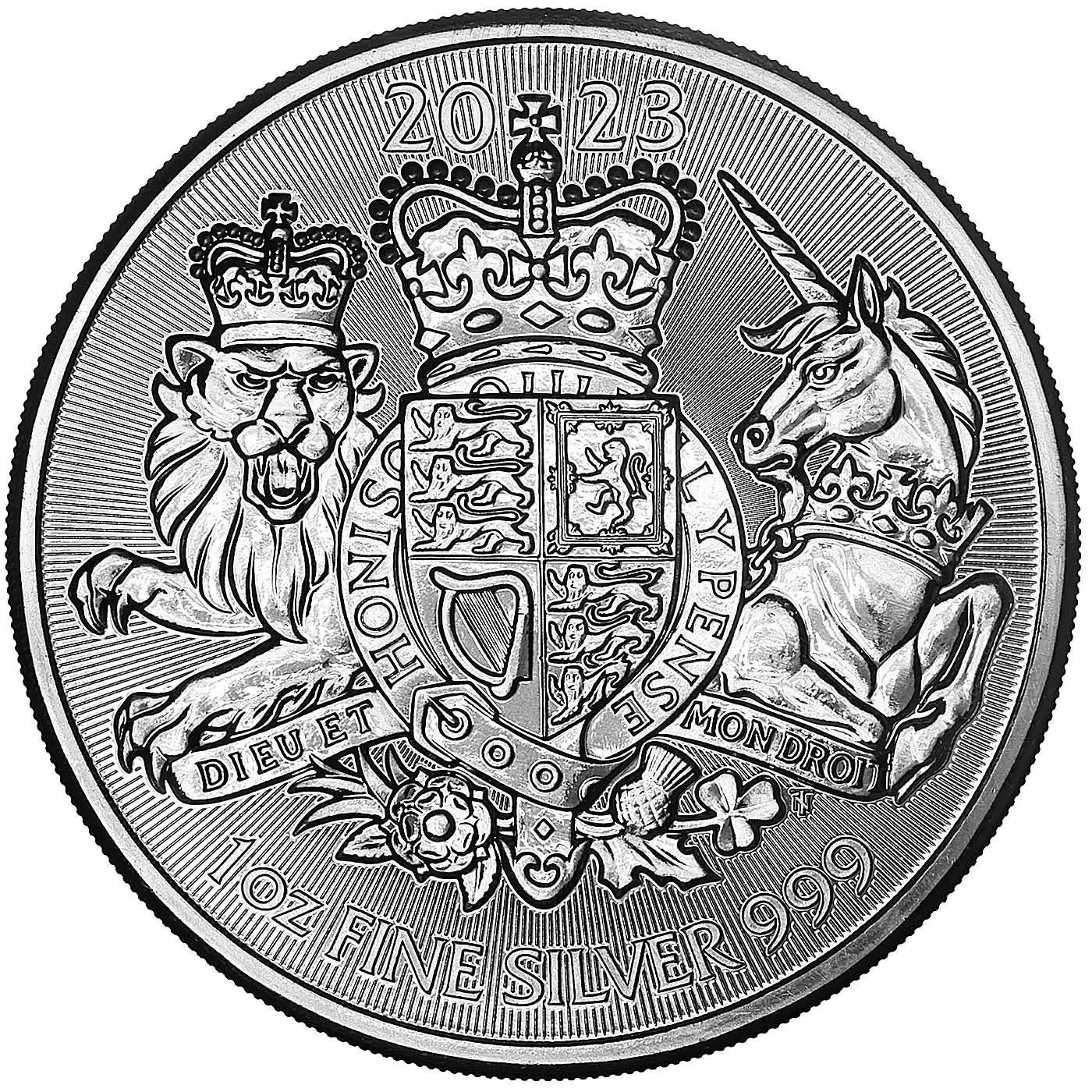 2023 Royal Arms Charles III Silver Bullion £2 Coin | Chards