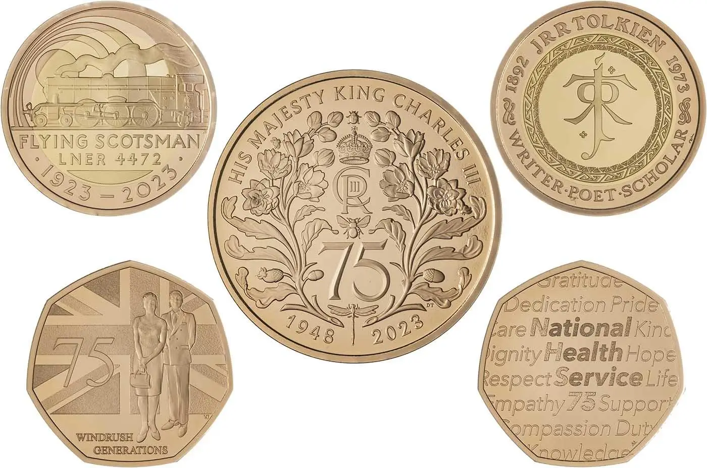 2023 UK Gold Proof Annual 5 Coin Set | Chards - £7,845.00