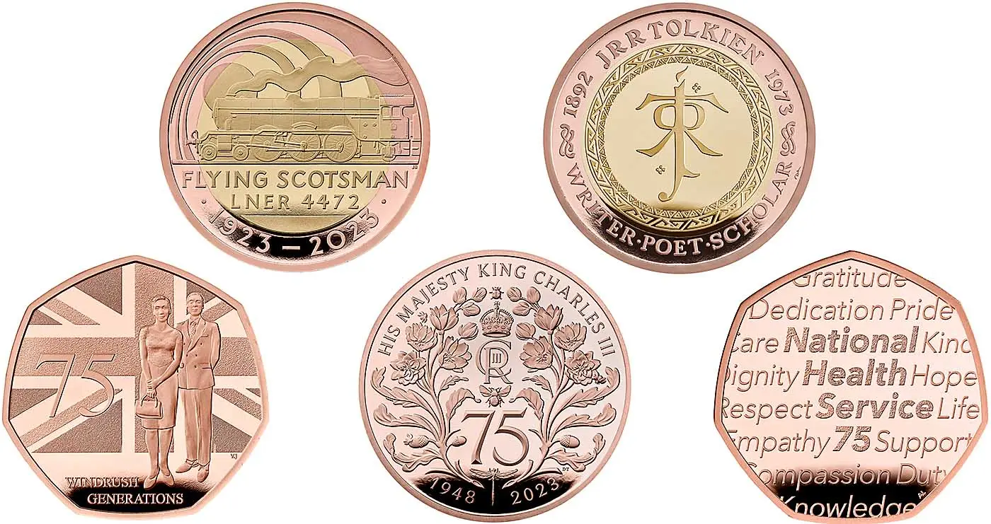 2023 UK Gold Proof Annual 5 Coin Set | Chards - £7,845.00