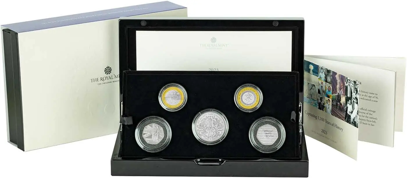 2023 UK Silver Proof Annual 5 Coin Set | Chards