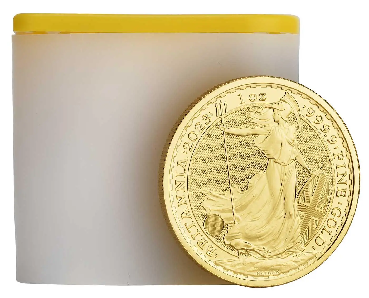 2023 Gold Britannia 1oz KCIII Coin - 10 Coin Tube | Chards