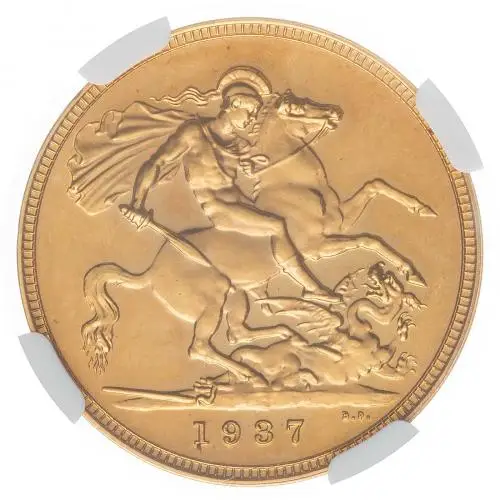 1937 Gold Proof 1937 Sovereign PF-62 | Chards