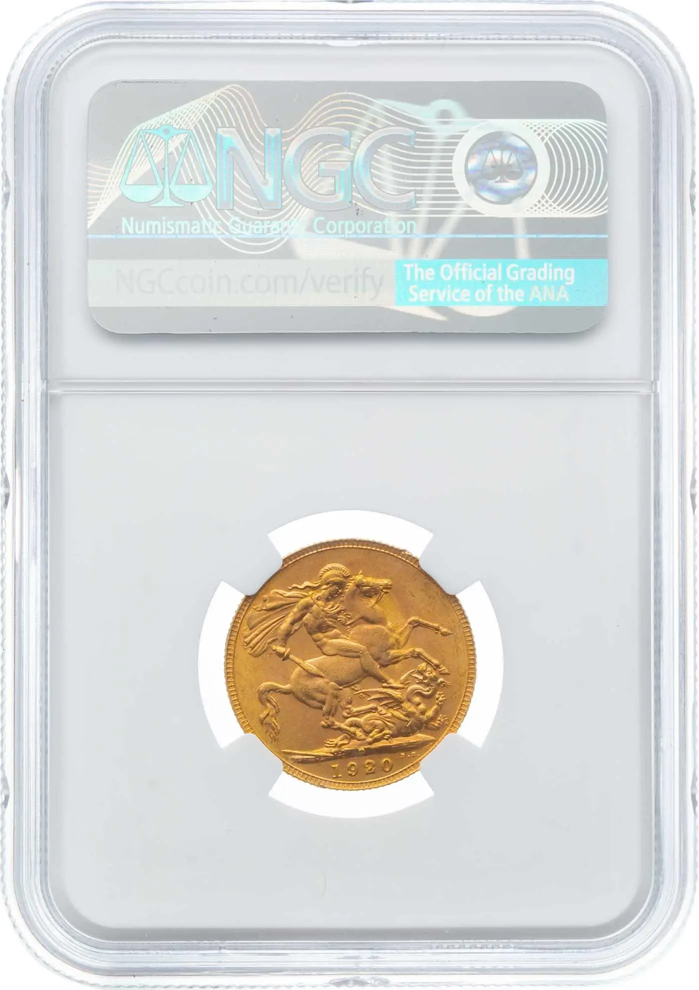 1920 Gold Sovereign George V Perth NGC Graded | Chards