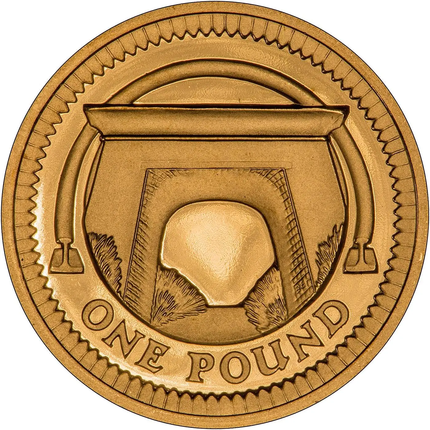 Buy a 2006 Egyptian Arch Bridge £1 Gold Proof | Chard