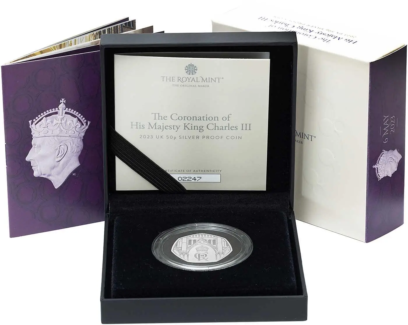 2023 KCIII Coronation Silver Proof 50p Coin | Chards