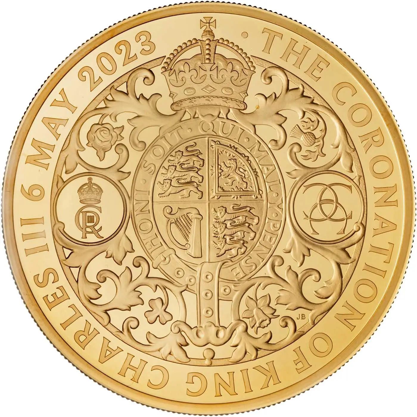 2023 Royal Mint 5 Ounce KCIII Coronation Gold Coin | Chards