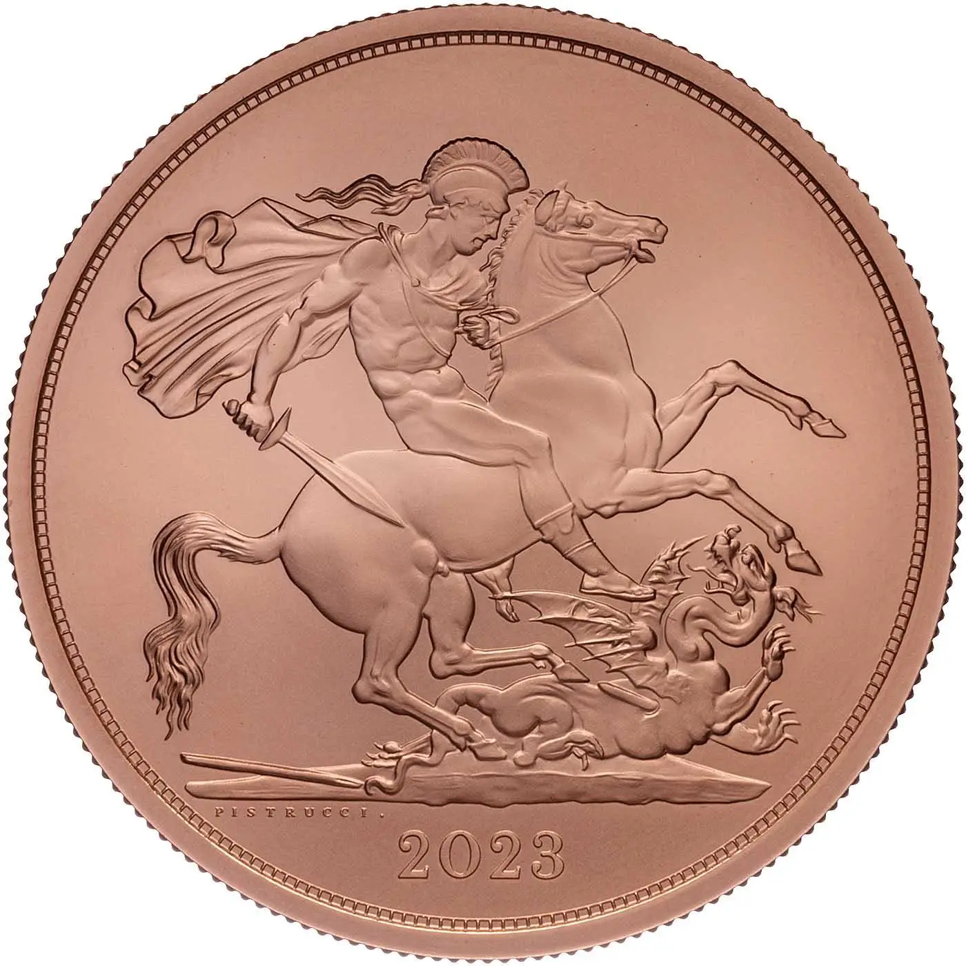 2023 KCIII Coronation £5 Gold Quintuple Sovereign | Chards