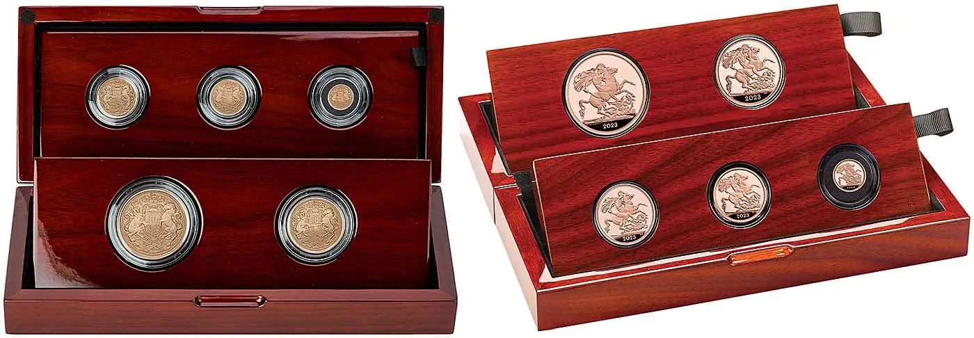 2023 KCIII Sovereign & QEII Memorial 10-Coin Bundle | Chards
