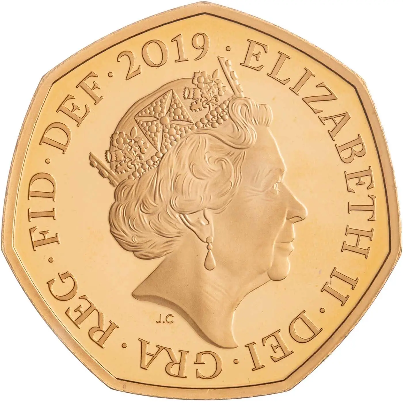 2019 Gold Proof QEII 50 Years of the 50p Coin Set | Chards