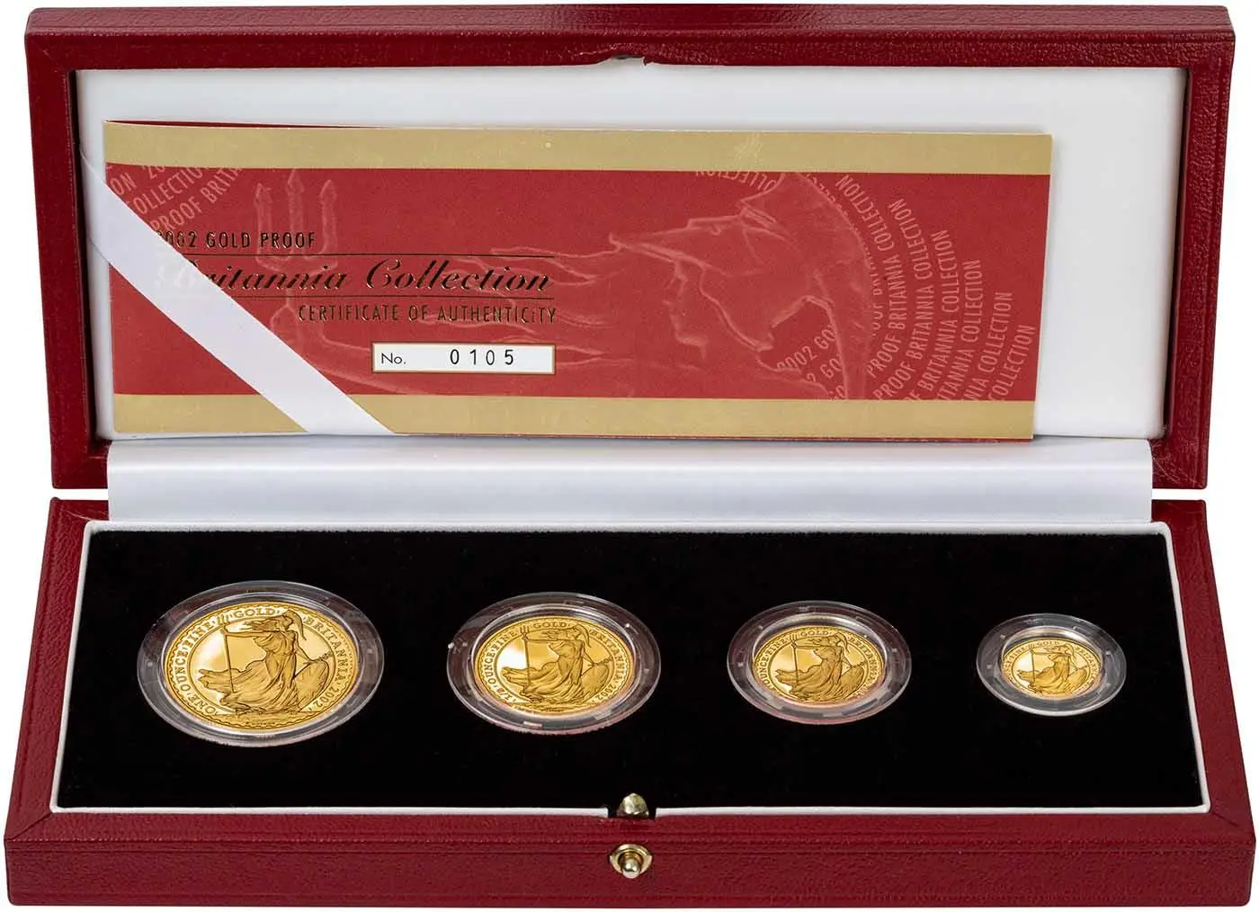 2002 Britannia 4 Coin Set Gold Proof | Chards - £4,912.11