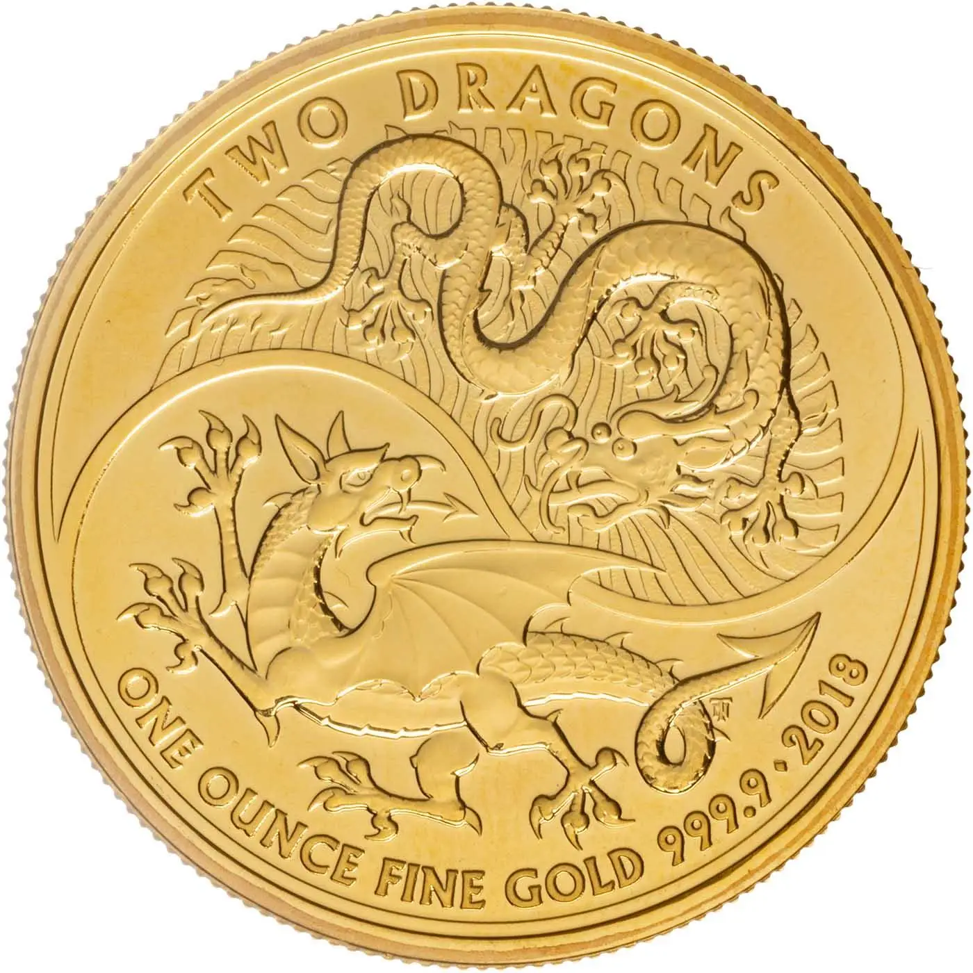 2018 Gold QEII 1 Ounce £100 Dragons Royal Mint Coin | Chards