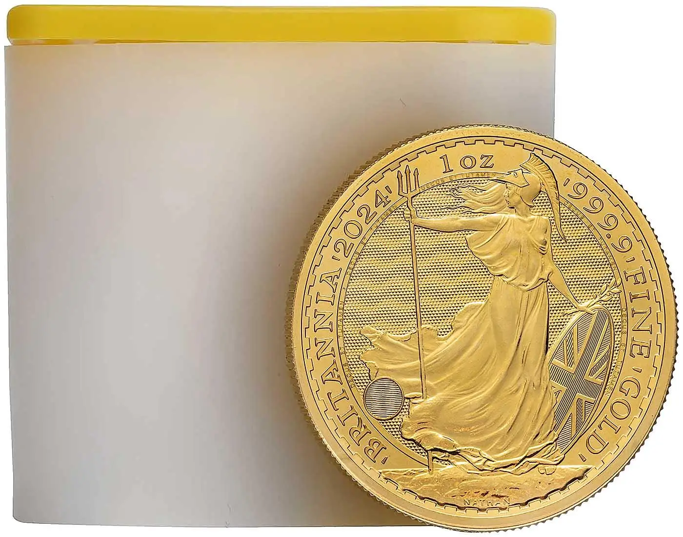 2024 Gold Britannia 1 oz KCIII Coin - 10 Coin Tube | Chards