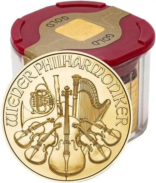 2024 Philharmonic 1 oz Gold - 10 Coin Tube | Chards