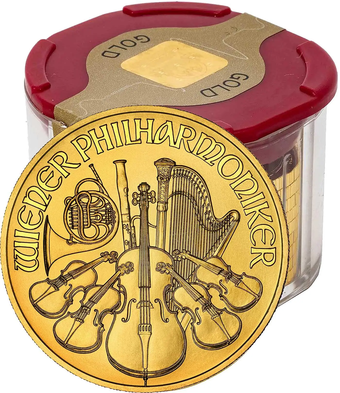 2024 Philharmonic 1 oz Gold - 10 Coin Tube | Chards