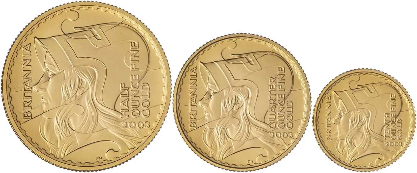 2003 Britannia Gold Proof 3 Coin Set | Chards
