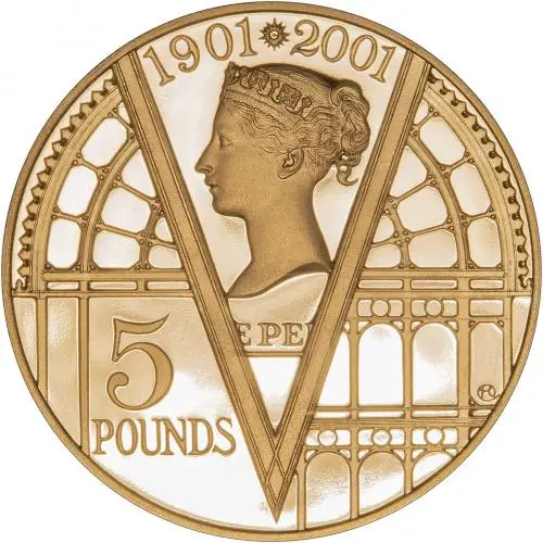 2001 Gold Proof Five Pound Victorian Centenary Coin | Chards