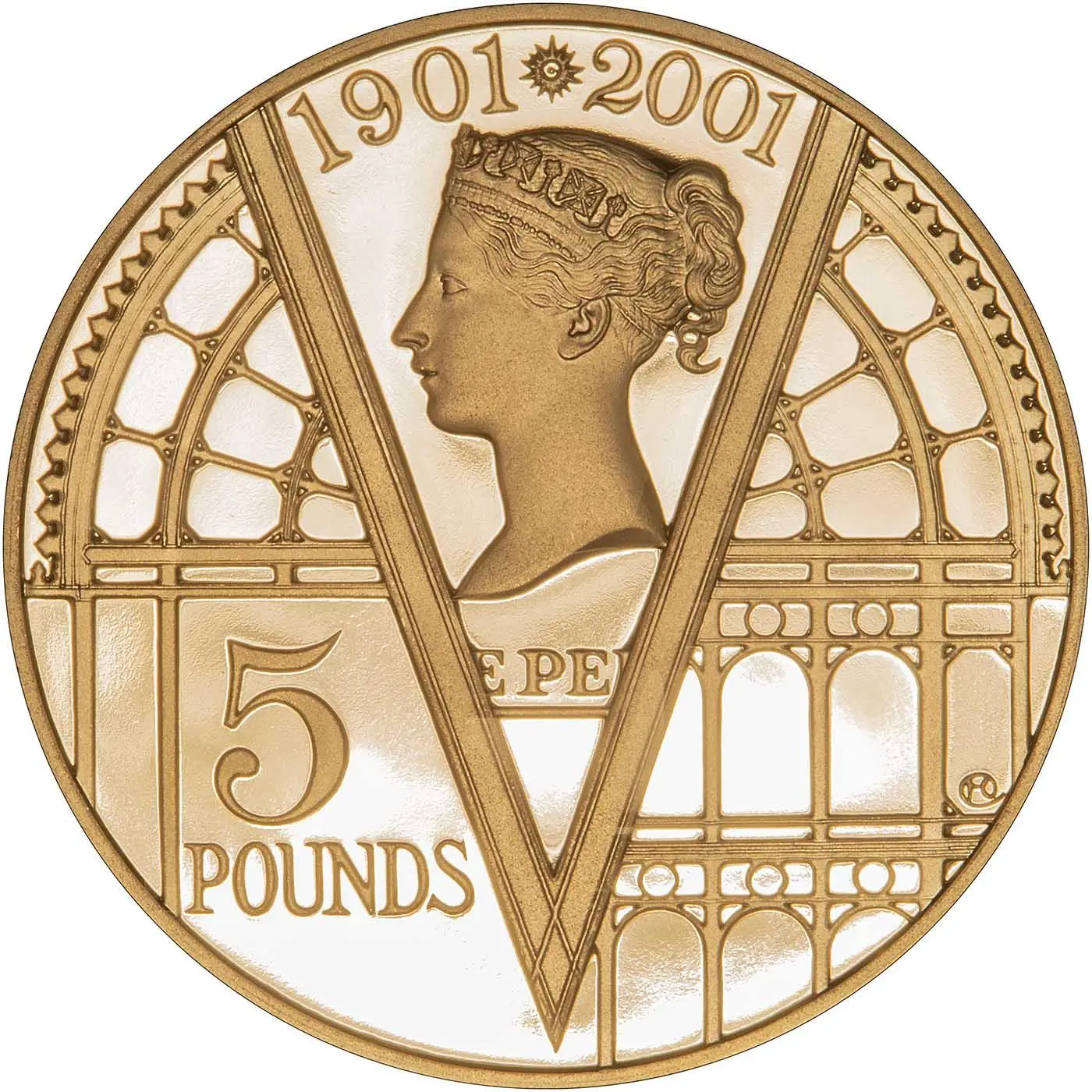 2001 Gold Proof Five Pound Victorian Centenary Coin | Chards
