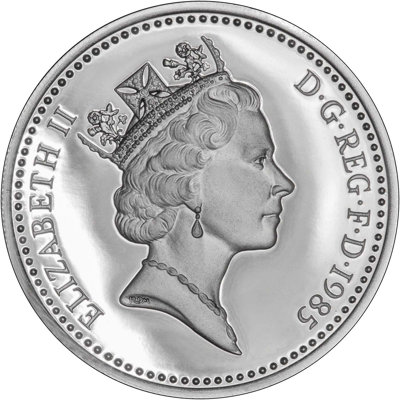 Buy a 1985 Welsh Leek £1 Silver Proof Bullion Coin | Chards