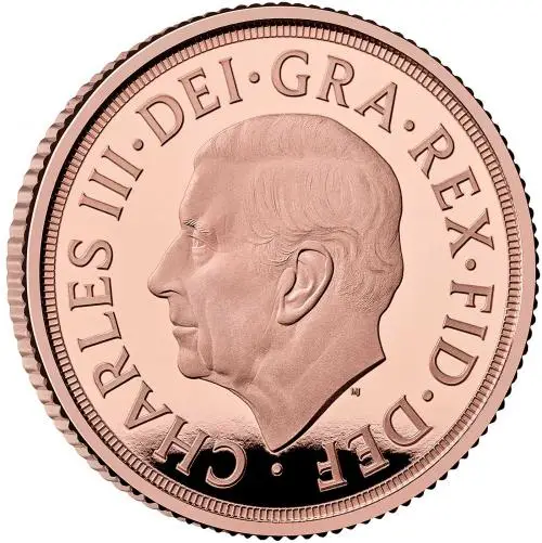 2025 KCIII Gold Proof Sovereign 'St. George' Coin | Chards
