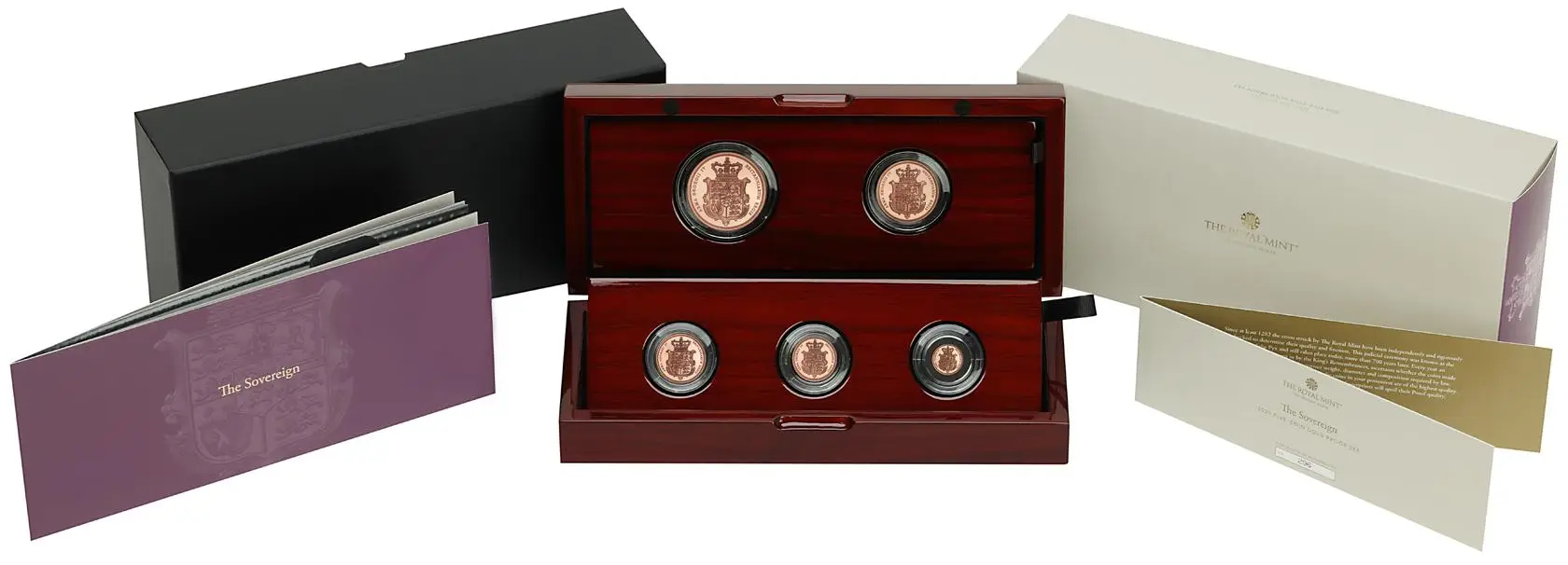 2025 Gold Proof Sovereign Shield 5-Coin Set | Chards
