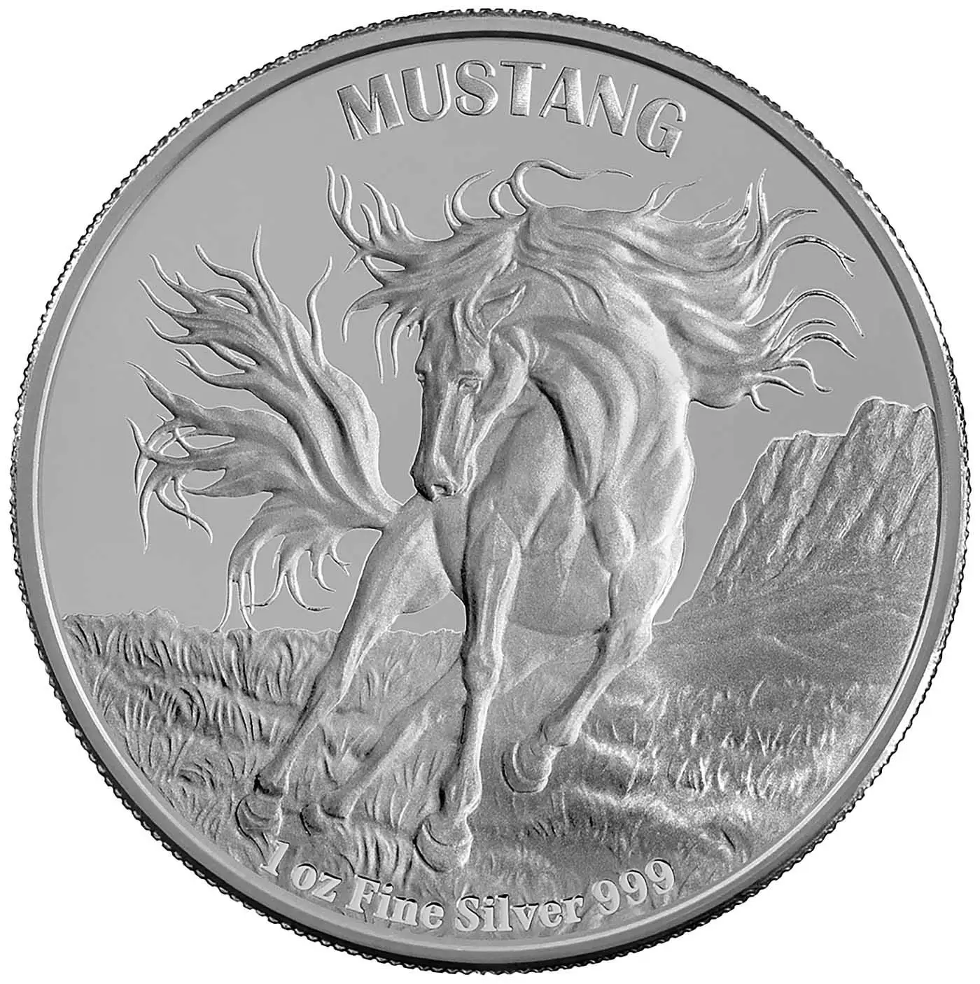 2024 Bulgaria Silver Mustang 1oz Coin | Chards