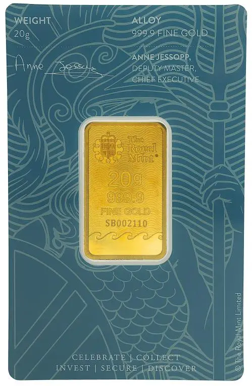 The Royal Mint 20g Gold Britannia Bar | Chards